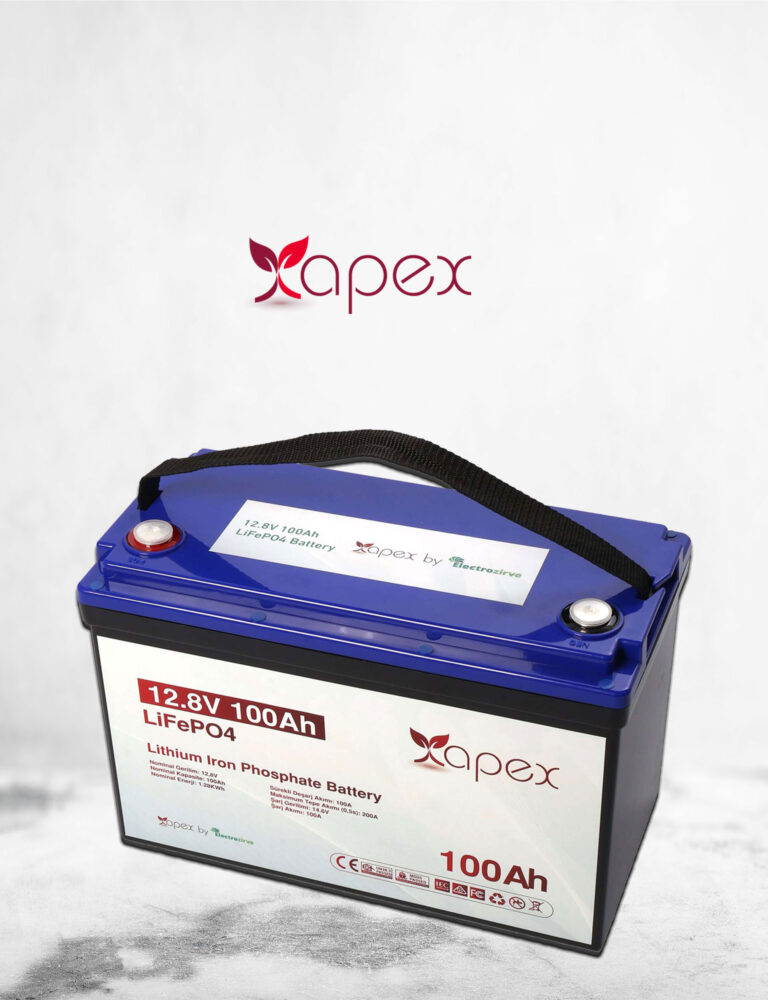100 Amper Lityum Akü Apex 12.8V Lifepo4 - Hemen Sipariş Ver